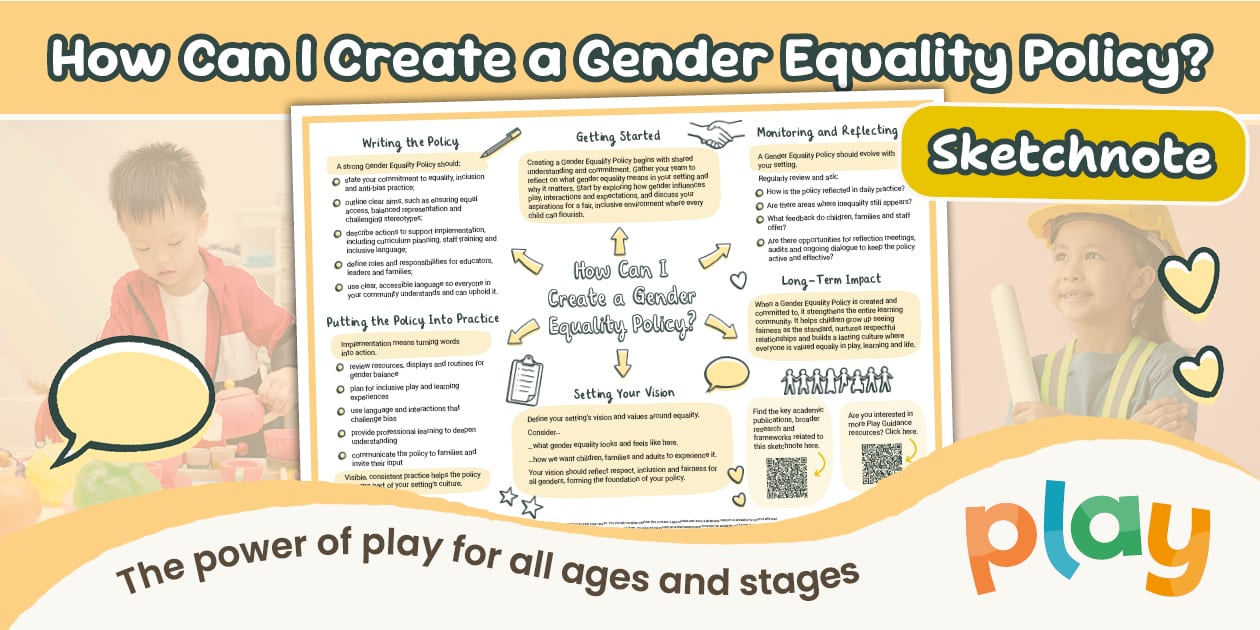 How Can I Create a Gender Equality Policy? Sketchnote