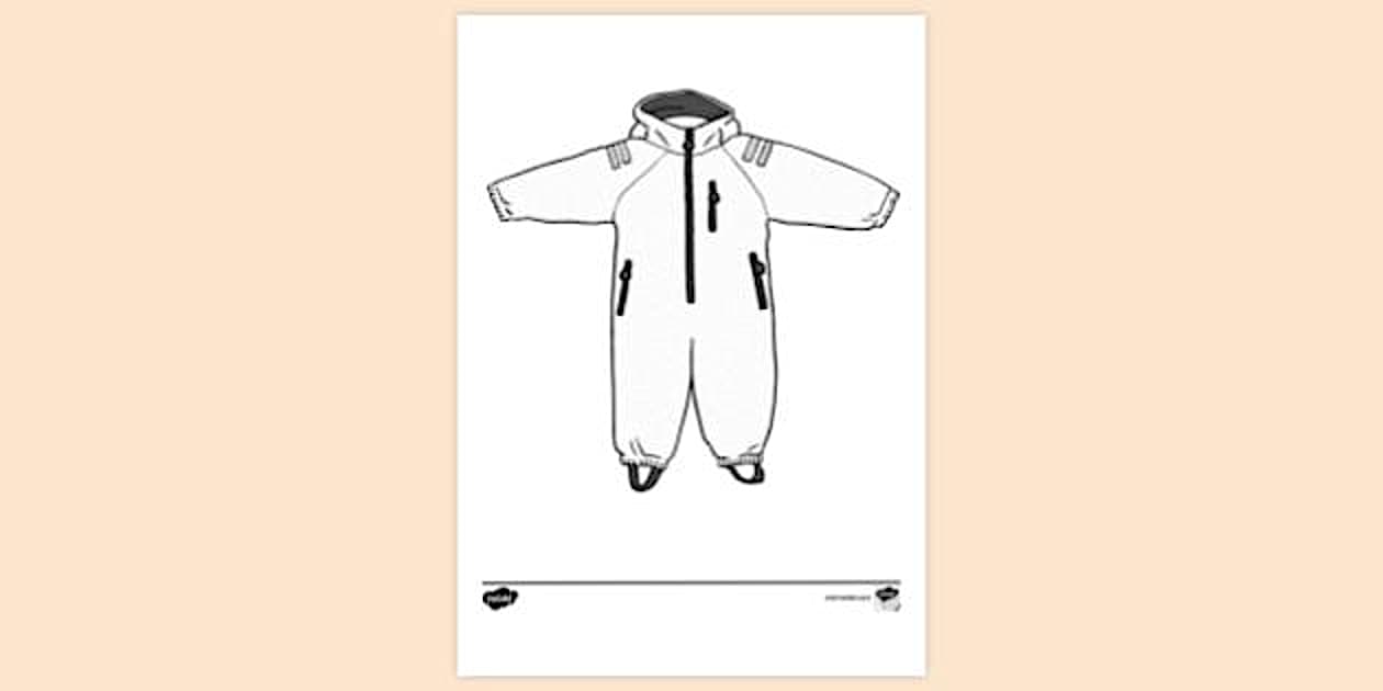 Rain Suit Colouring Sheet | Colouring Sheets (teacher made)