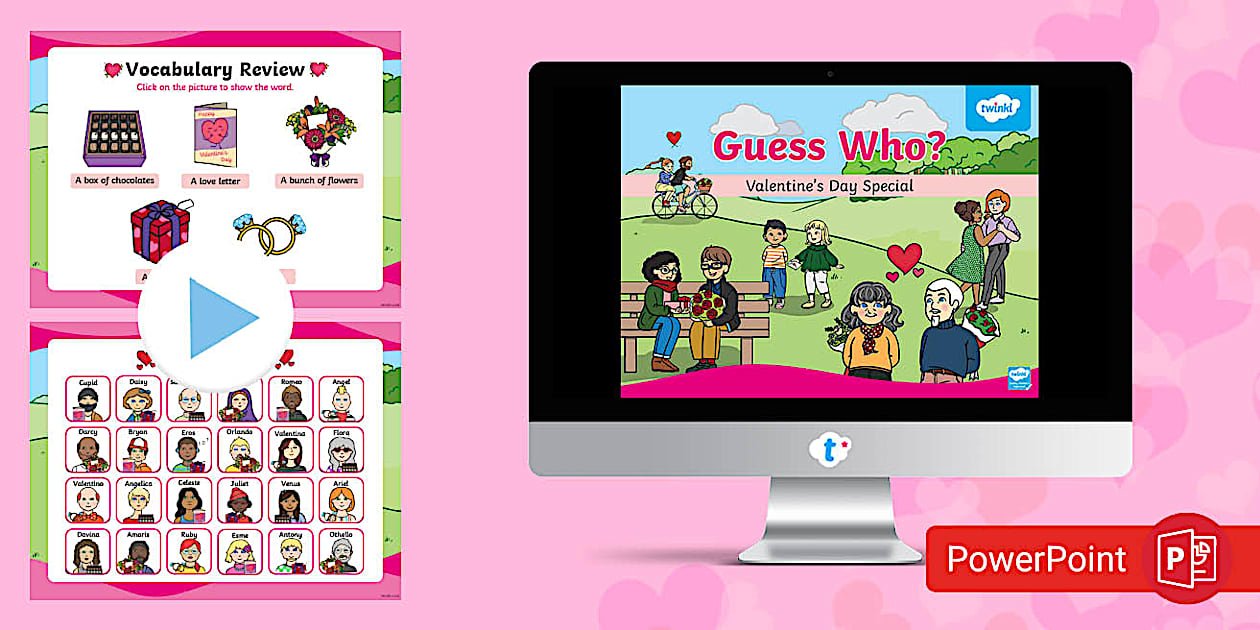 Valentine's Day | Guess Who? Game | South Africa - Twinkl