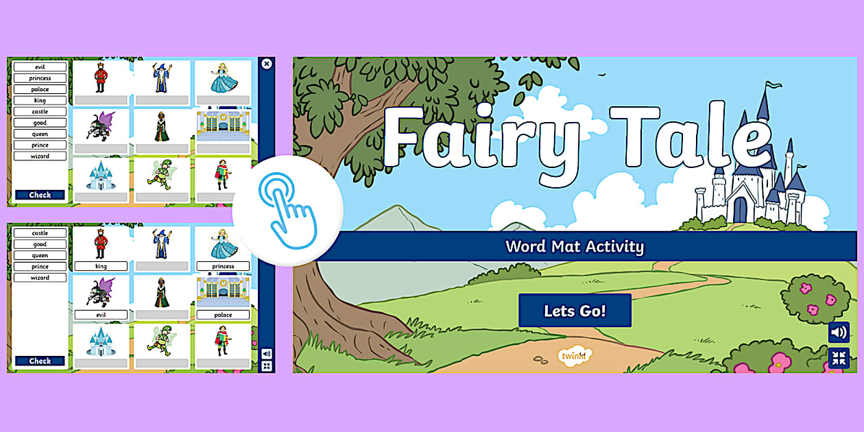 Interactive Fairy Tales Word Mat Activity | Twinkl Go!