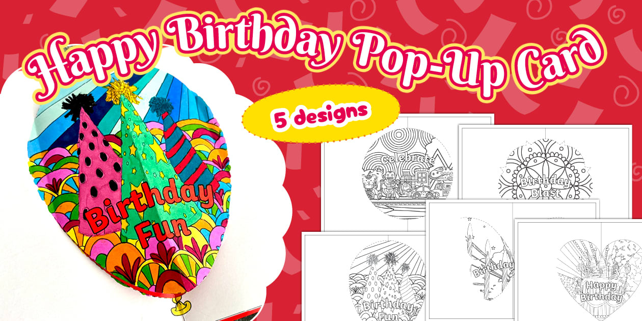 Happy Birthday Pop-Up Card Craft