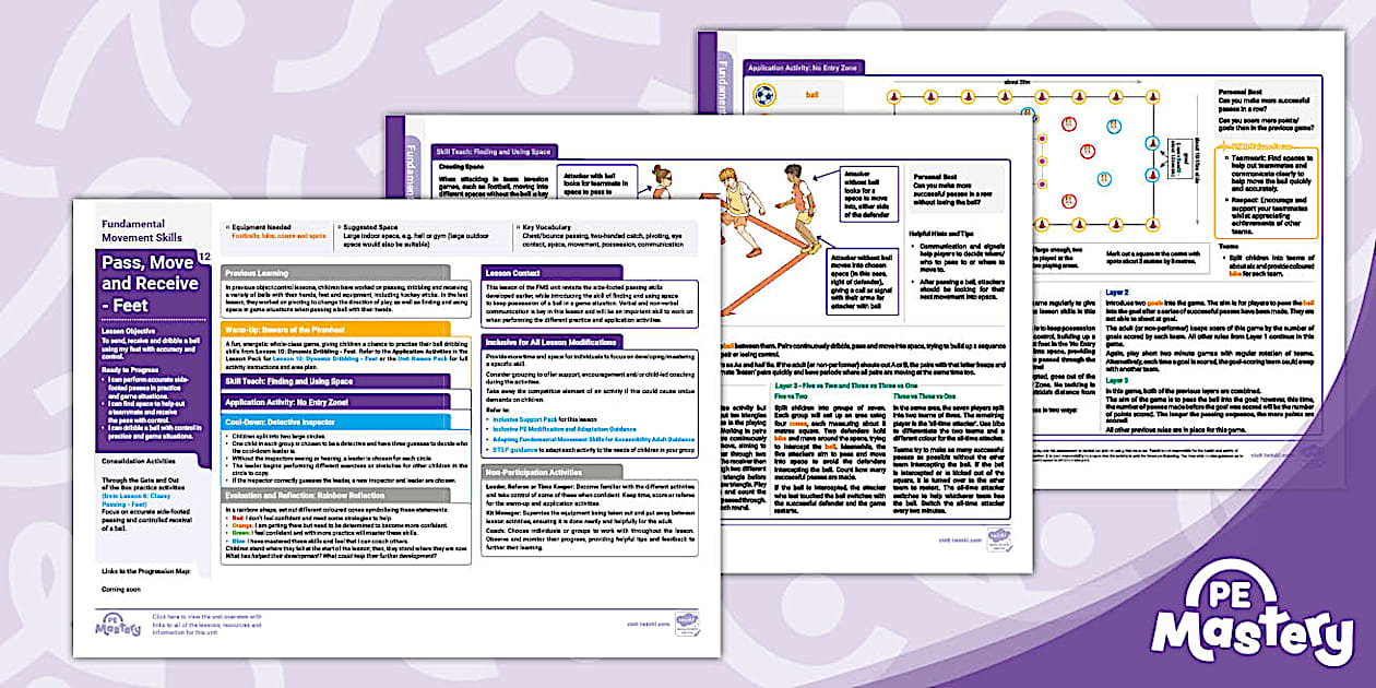 Y3 Fundamental Movement Skills L12: Football Possession