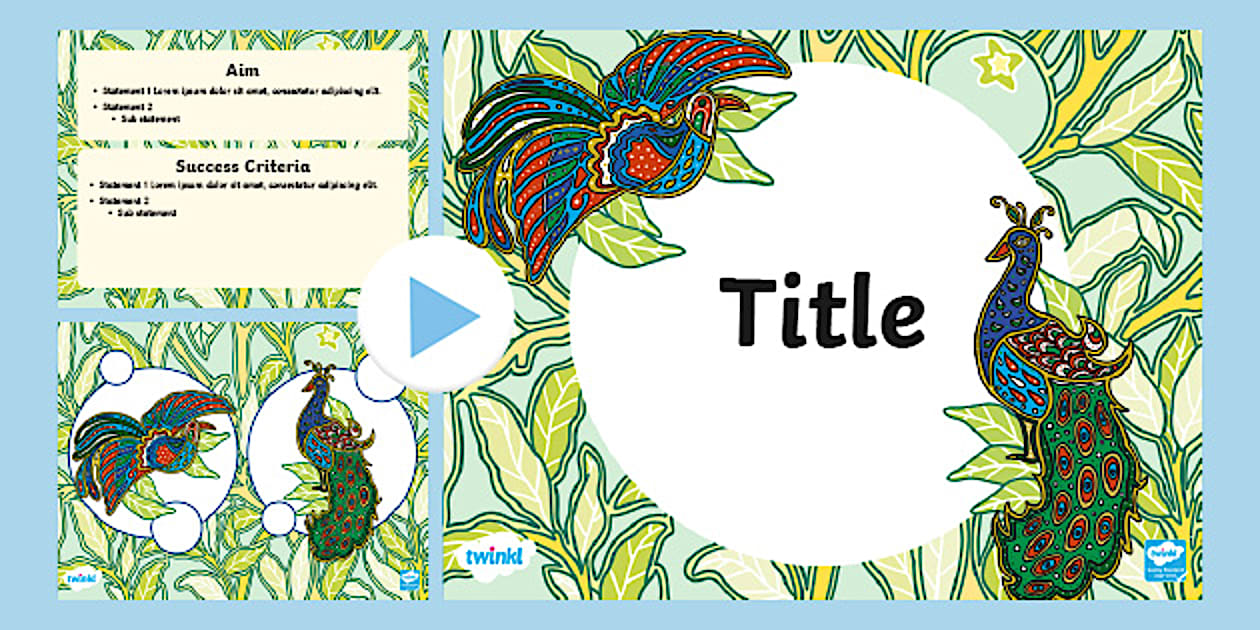 Batik Bird Class Powerpoint (teacher made) - Twinkl