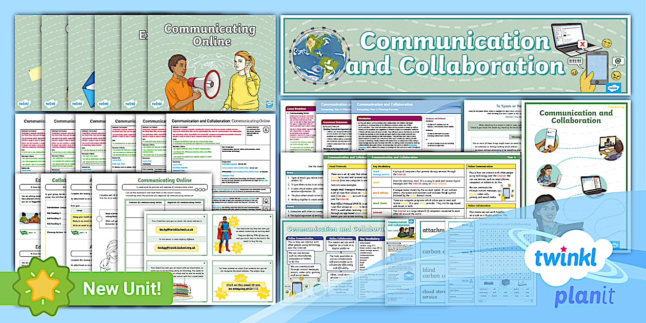 Online Collaboration – Year 4 Unit Pack – Twinkl PlanIt