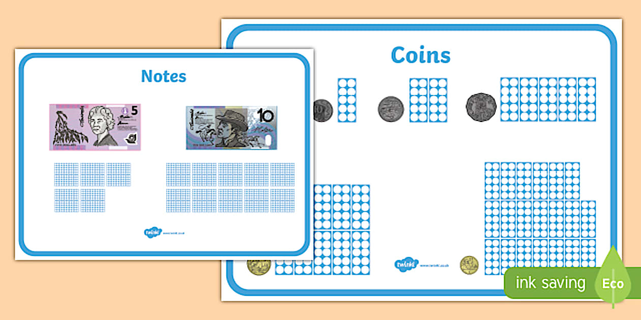 Maths Intervention Money Mats (teacher made) - Twinkl