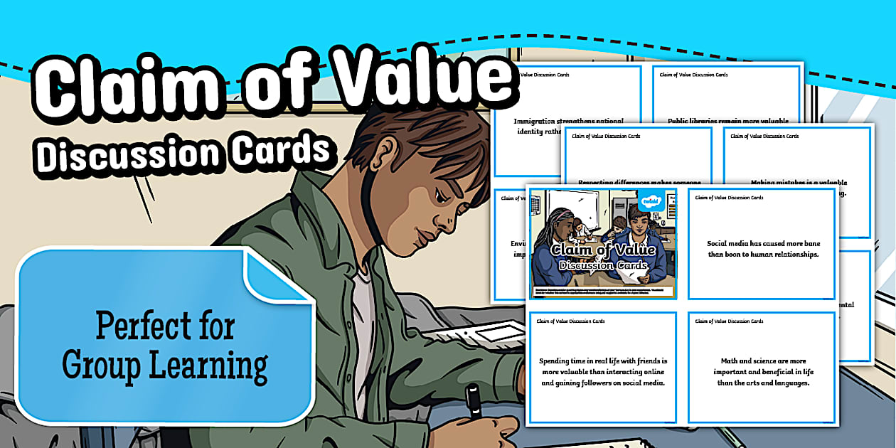 Claim of Value Discussion Cards | Grade 8 | Twinkl PH