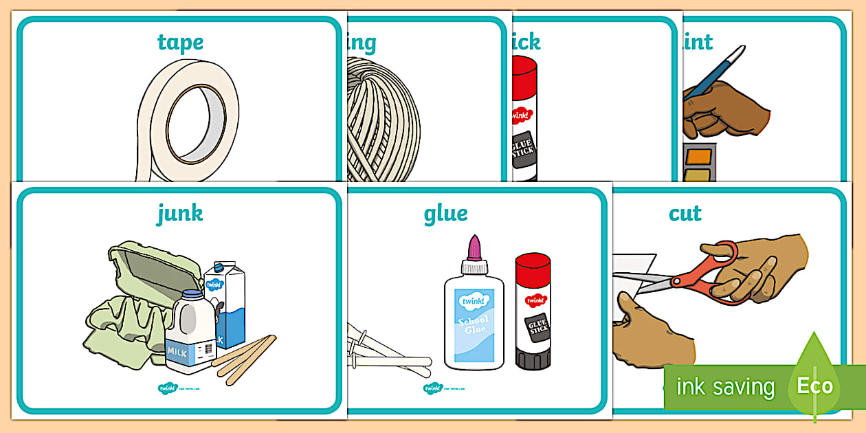 👉 Modelling Area - Modelling Spelling Aid Word Display Posters