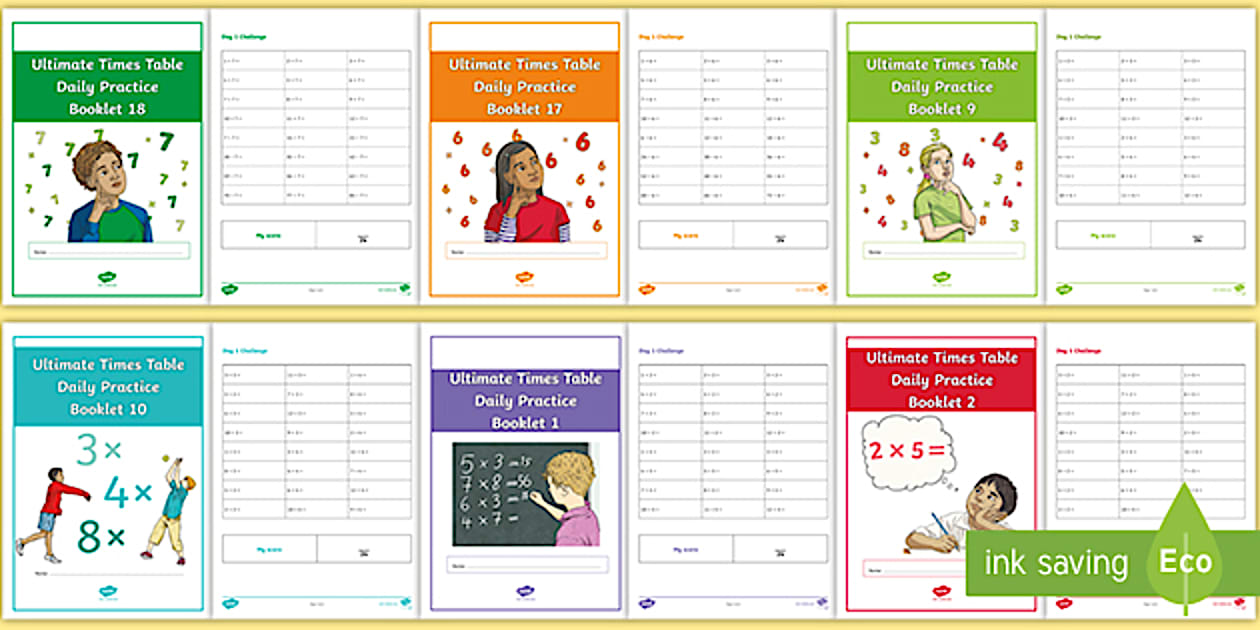 The Ultimate Times Table Booklet | Twinkl | Maths | KS1