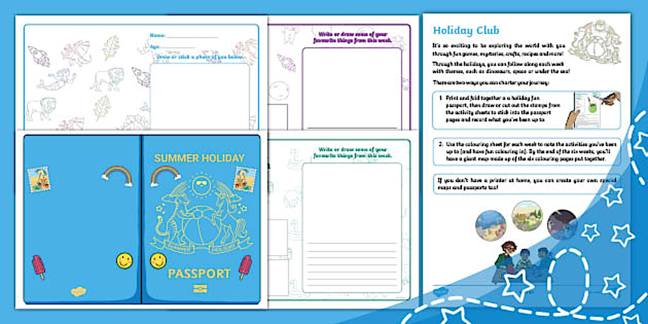 Holiday Club Introduction Pack and Passport (teacher made)