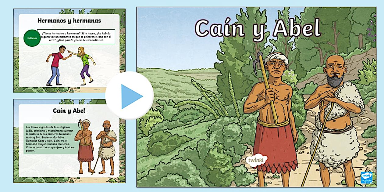 PowerPoint: Cain y Abel para niños | Twinkl (teacher made)