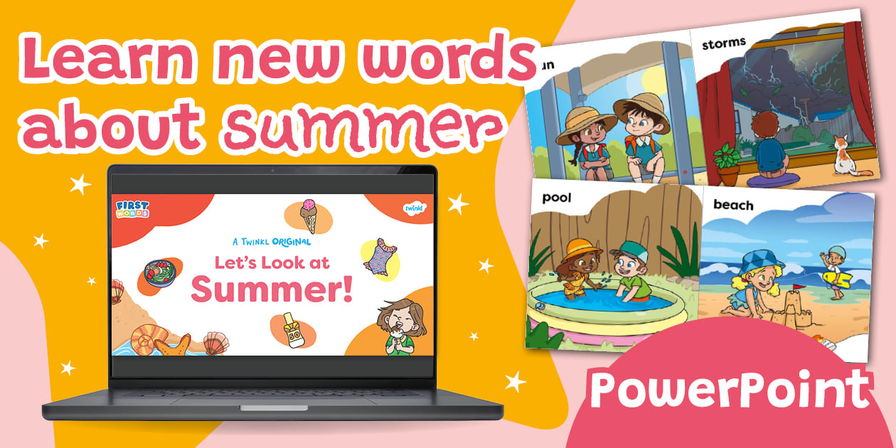 Let's Look at Summer Book PowerPoint