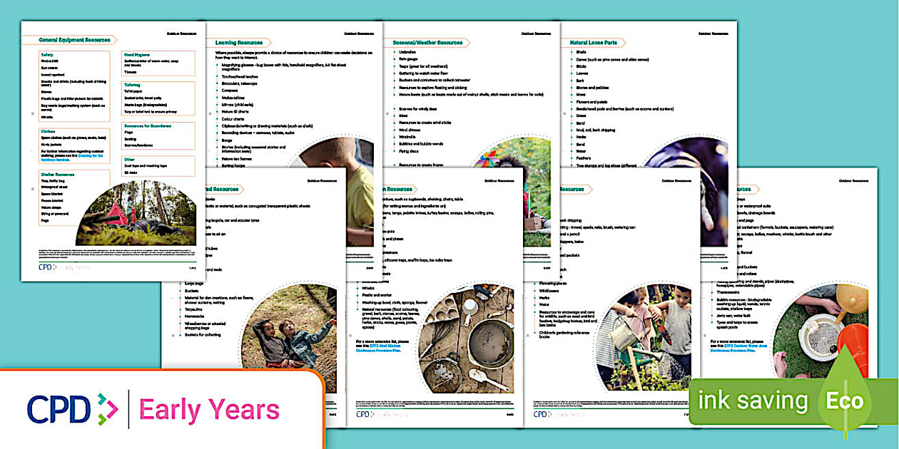 Outdoor Learning CPD for EYFS | Twinkl Resources - Twinkl