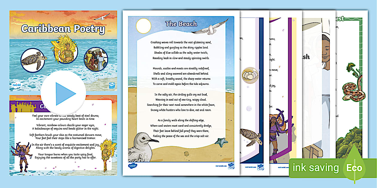 KS2 Caribbean Poetry Pack | Primary Resources (teacher made)