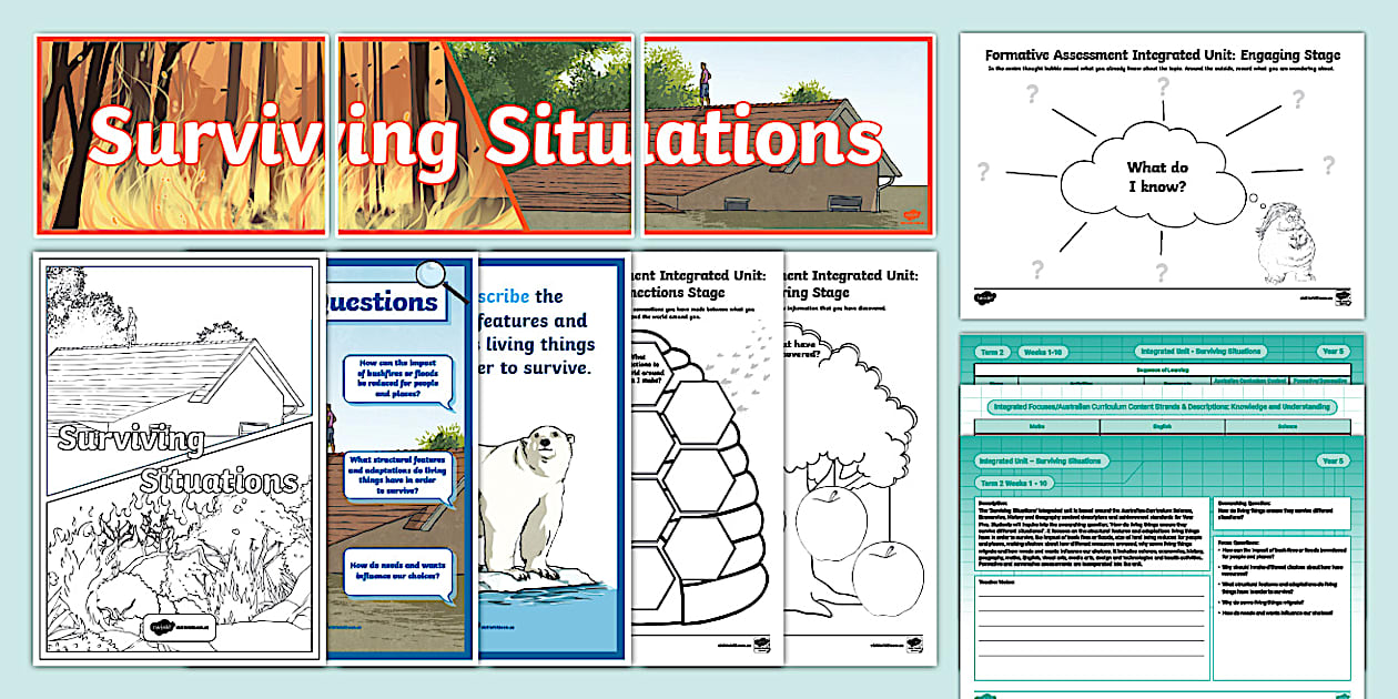 Surviving Situations Year 5 Integrated Unit Display Pack