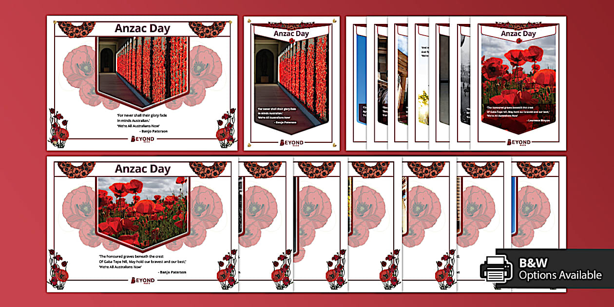 Anzac Day Posters (teacher made) - Twinkl