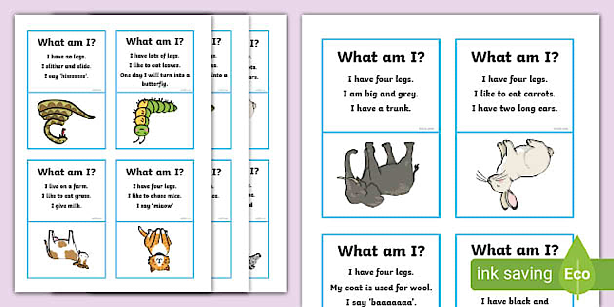 What Am I Guessing Game Cards | Classroom | Twinkl USA