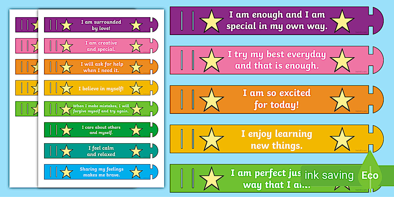 Positive Affirmations Bravery Bracelets | Back to School