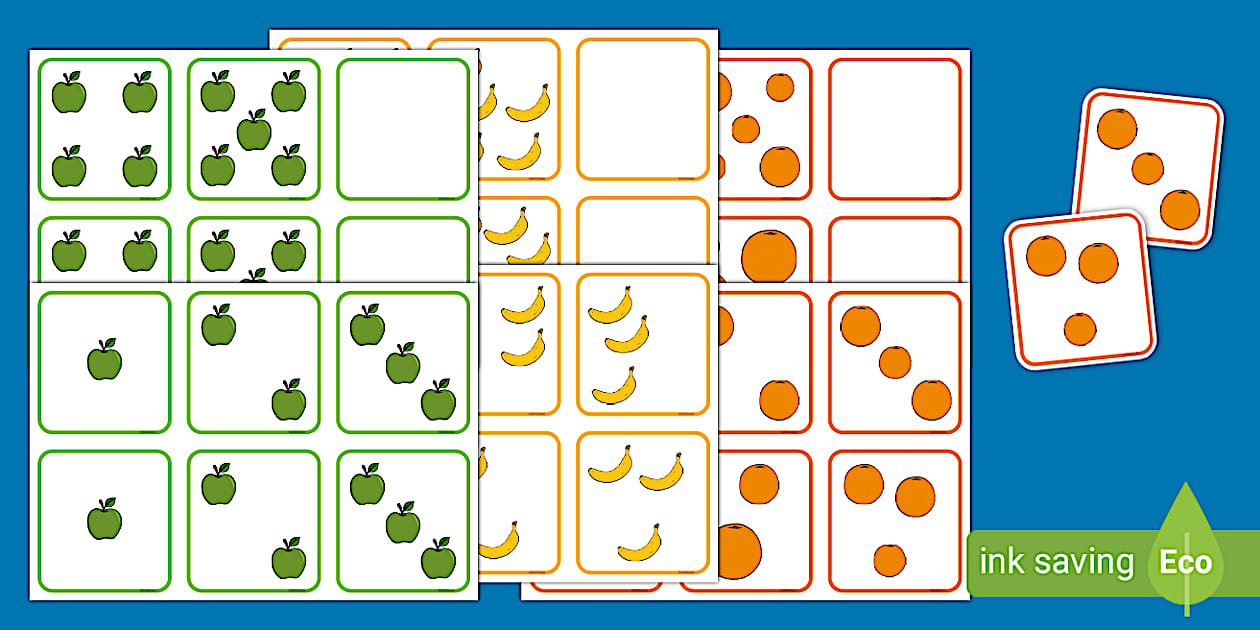 👉 Snap Number Games | Fruity Subitising Snap Cards | Twinkl