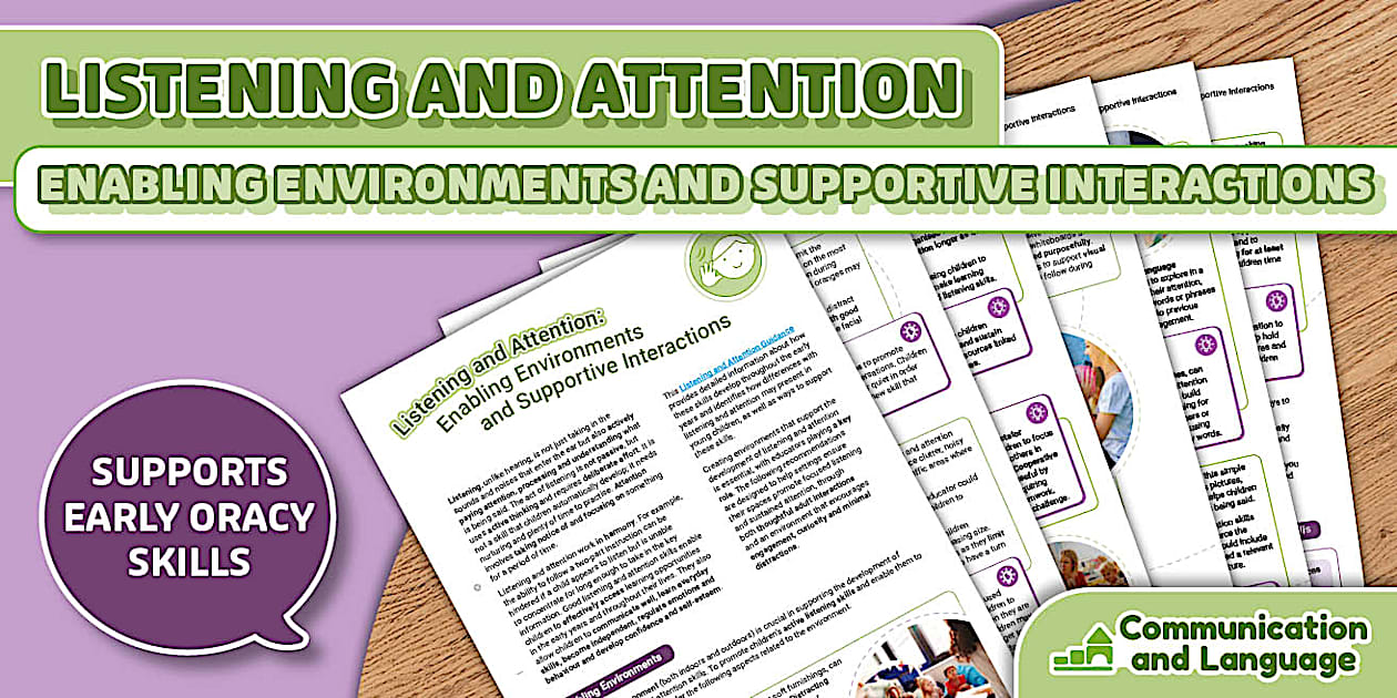 Listening and Attention: Environments and Interactions