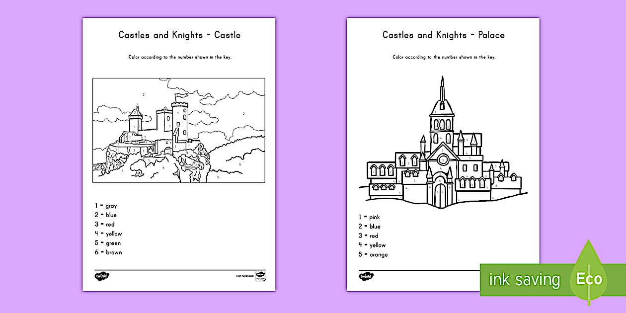 Pictures of Castles for Kids to Color | Fairytale Resources