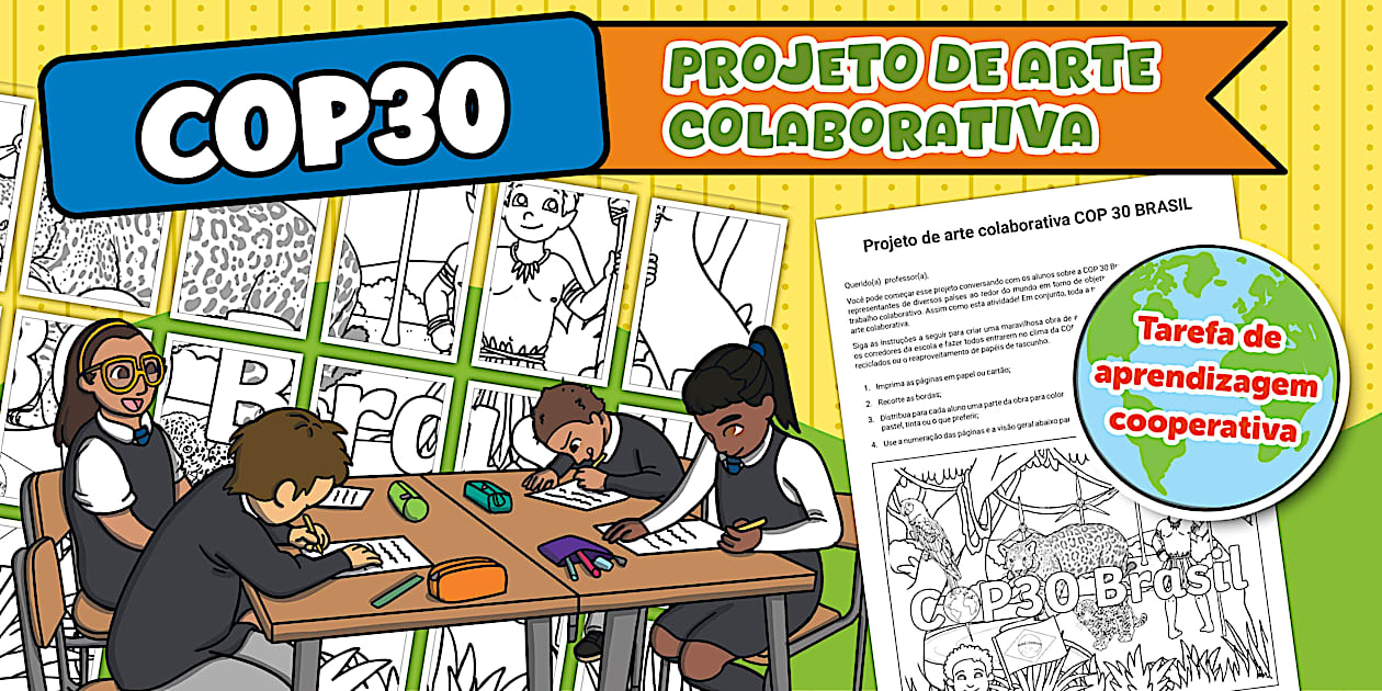 Arte colaborativa para a COP 30 Brasil