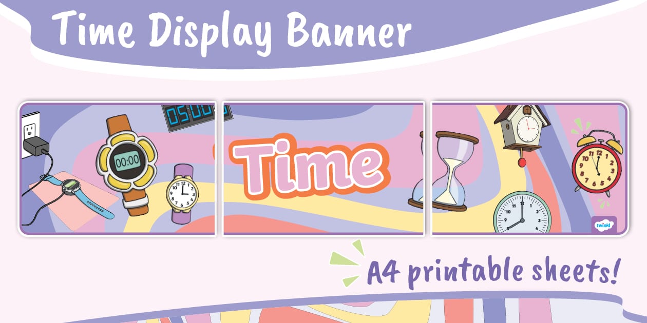 Time Display Banner