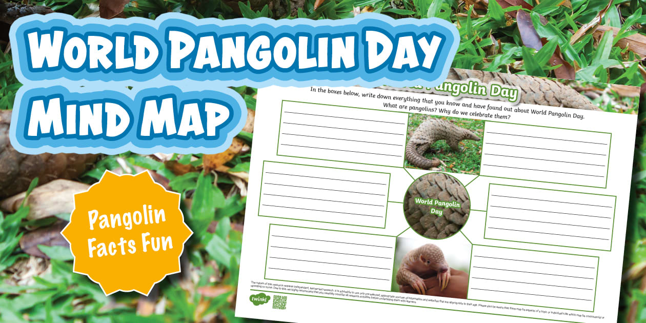 * NEW * World Pangolin Day Mind Map