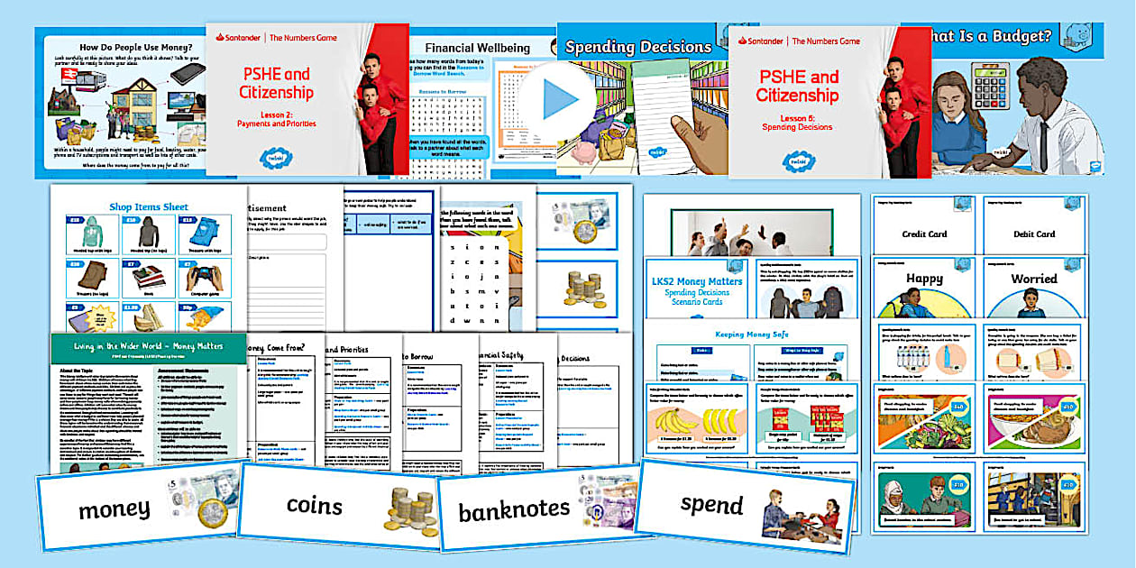 FREE! - PSHE KS2 Money Matters Lesson Plans – Complete Unit Pack