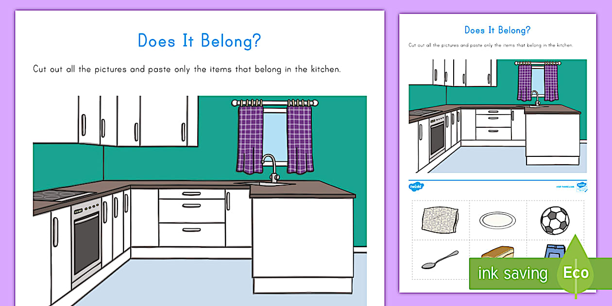 Does It Belong? Worksheet (teacher made) - Twinkl
