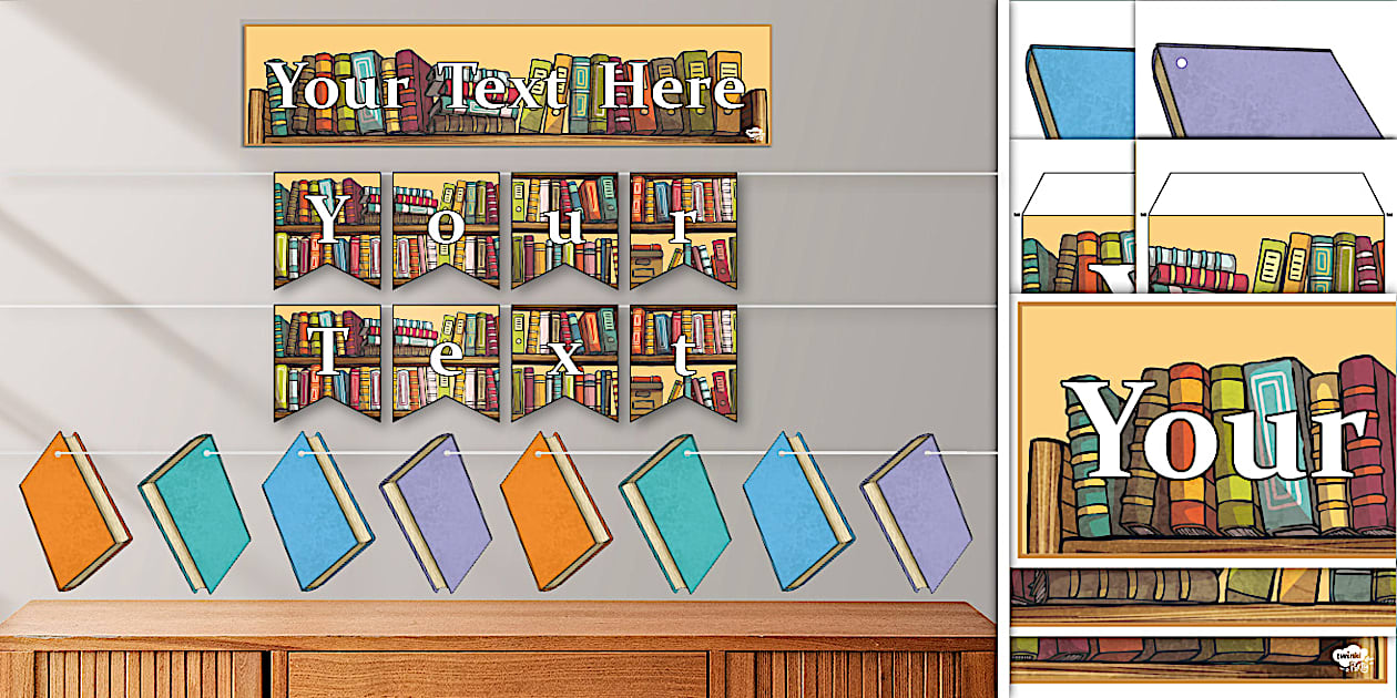 Book Themed Party Banner and Bunting | Twinkl Party - Twinkl