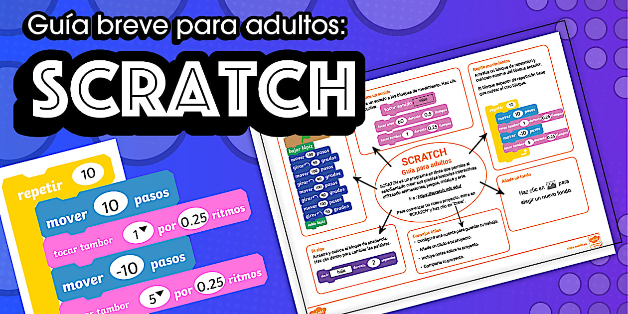Guía breve para adultos: Scratch