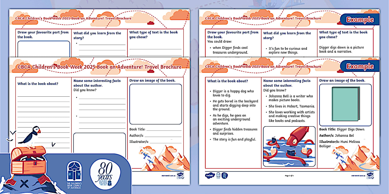 CBCA Book Week 2025 Travel Brochure F-2 Activity - Events