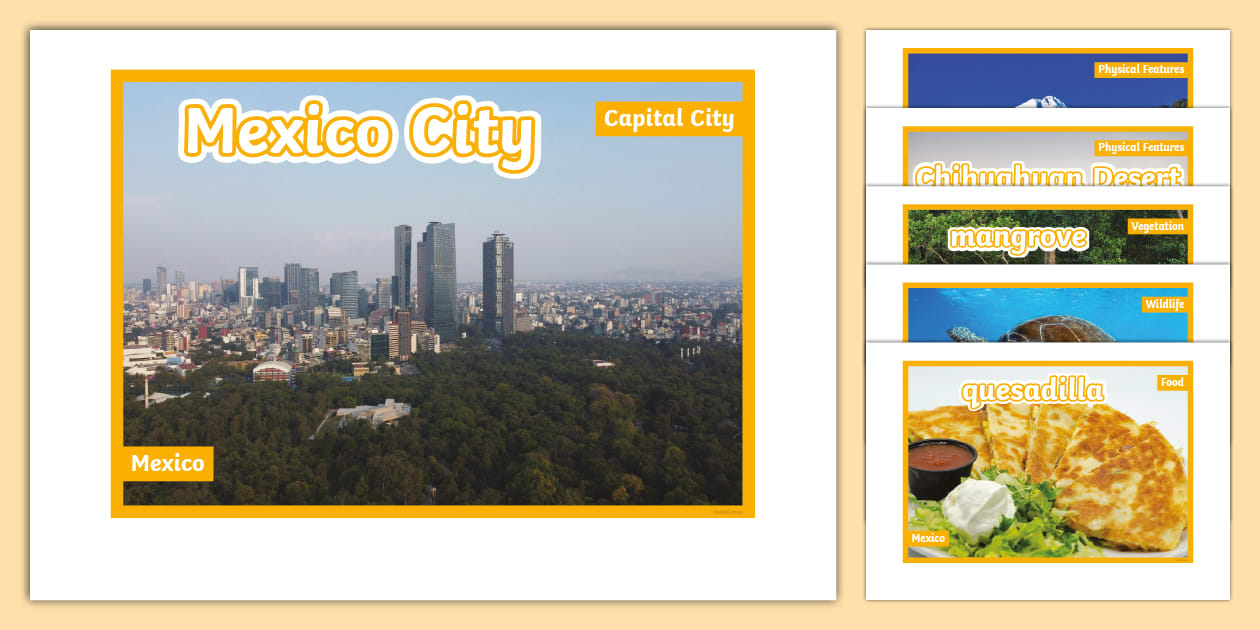 Mexico Photo Display Pack - Twinkl - KS2 (teacher made)