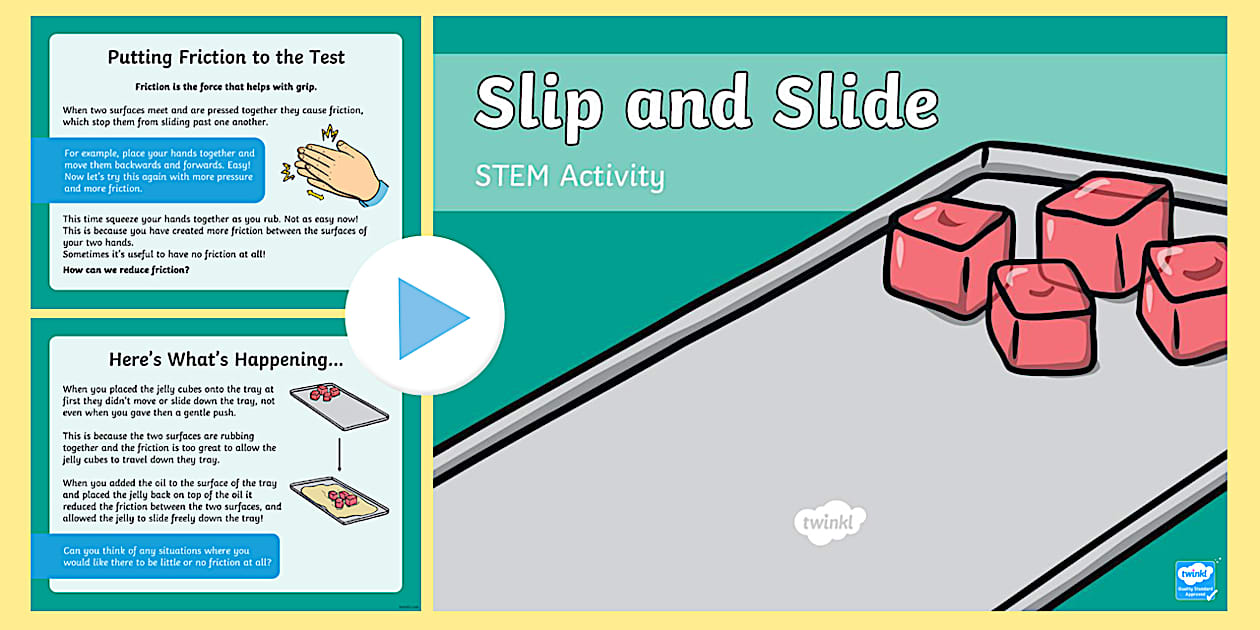 Slip and Slide STEM PowerPoint (Teacher-Made) - Twinkl