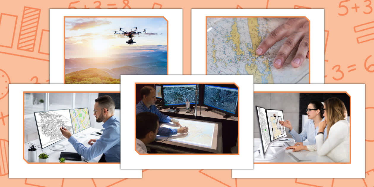 STEM Jobs: Cartographer Display Photos - Twinkl