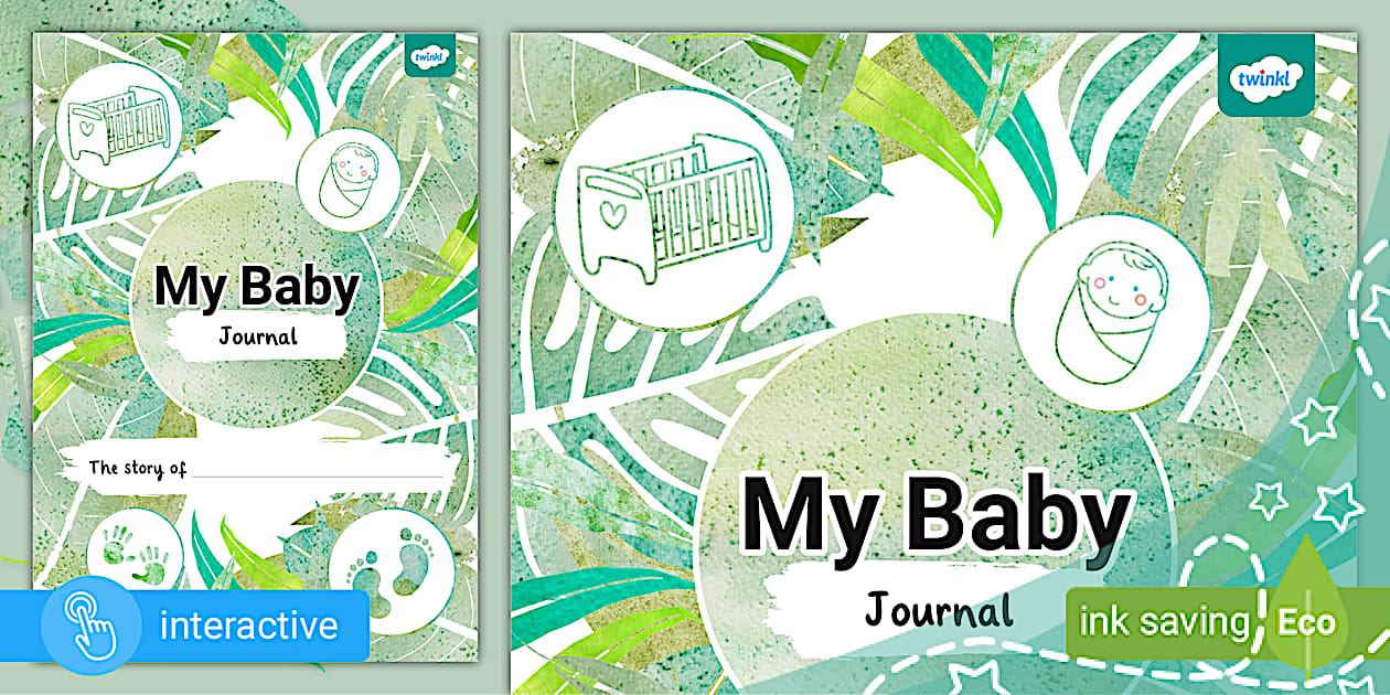 FREE! - Front Cover - My Baby Journal (Teacher-Made)