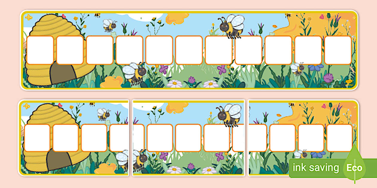 Busy Bees Visual Timetable Display Banner (teacher made)