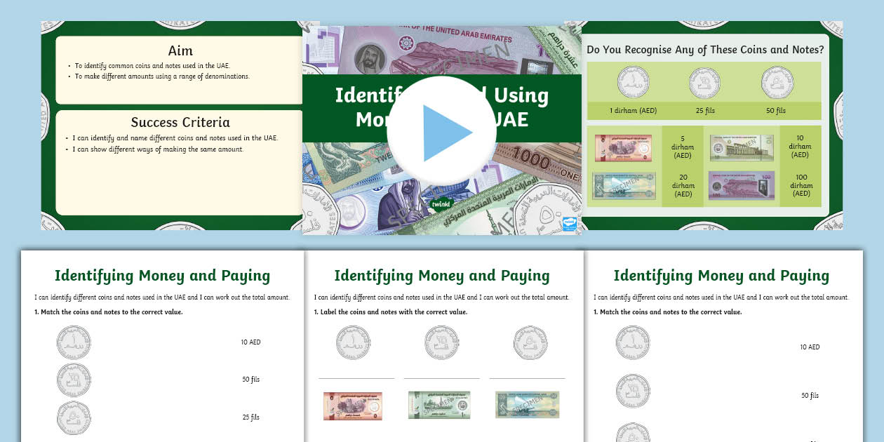 Money in the UAE Resource Pack