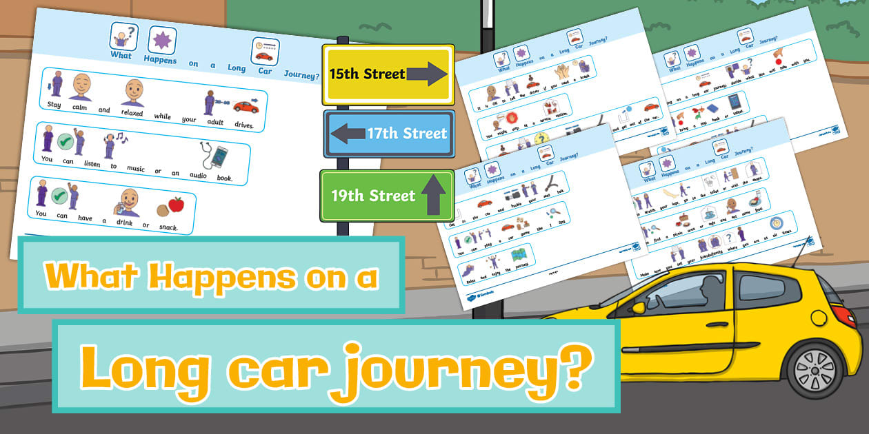 Twinkl Symbols: What Happens on a Long Car Journey?