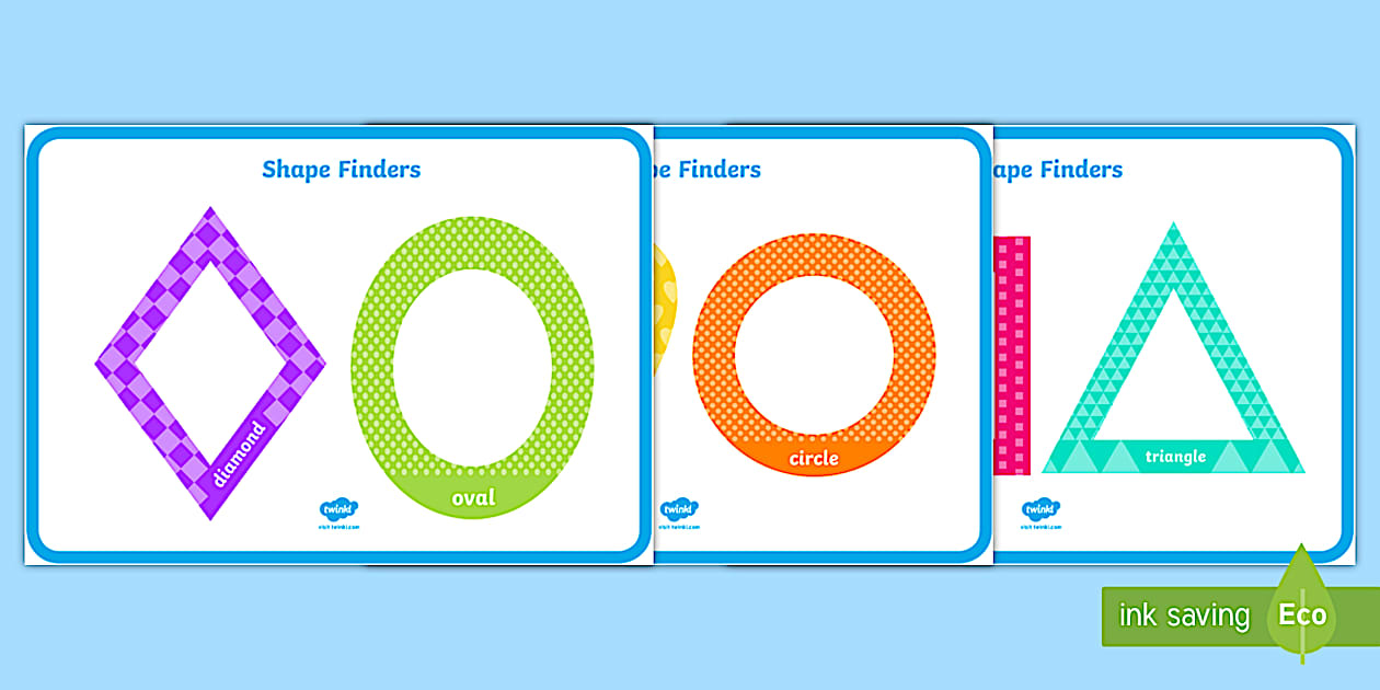 Shape Finders (teacher made) - Twinkl