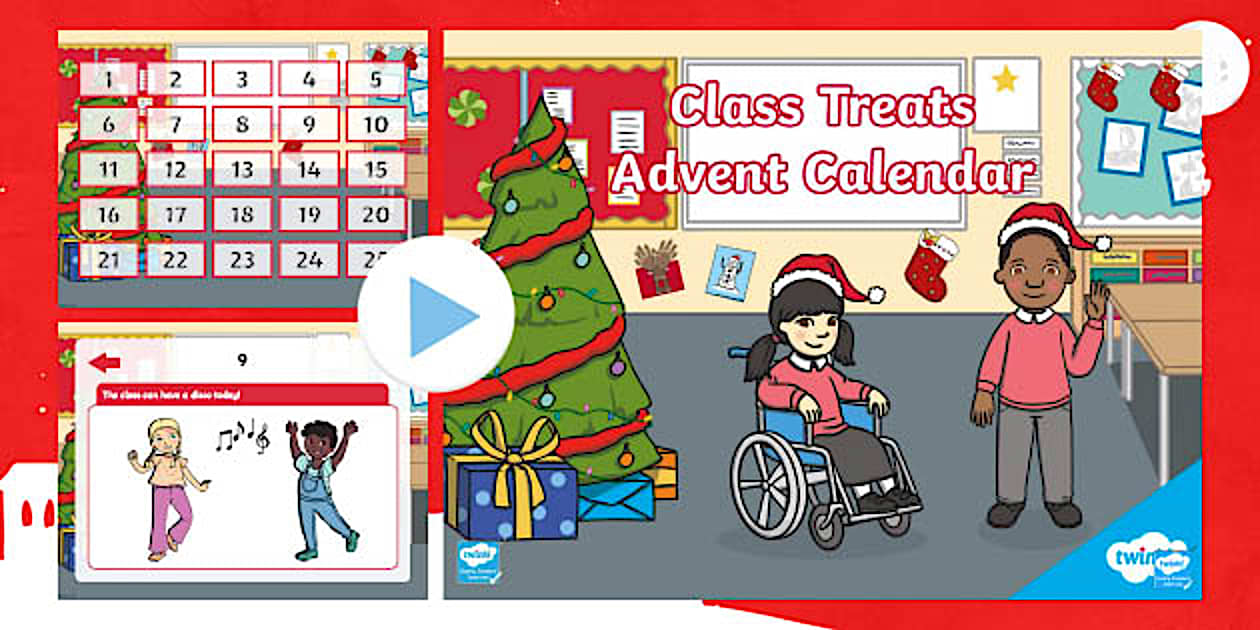 Class Advent Calendar Interactive Christmas Calendar Schools