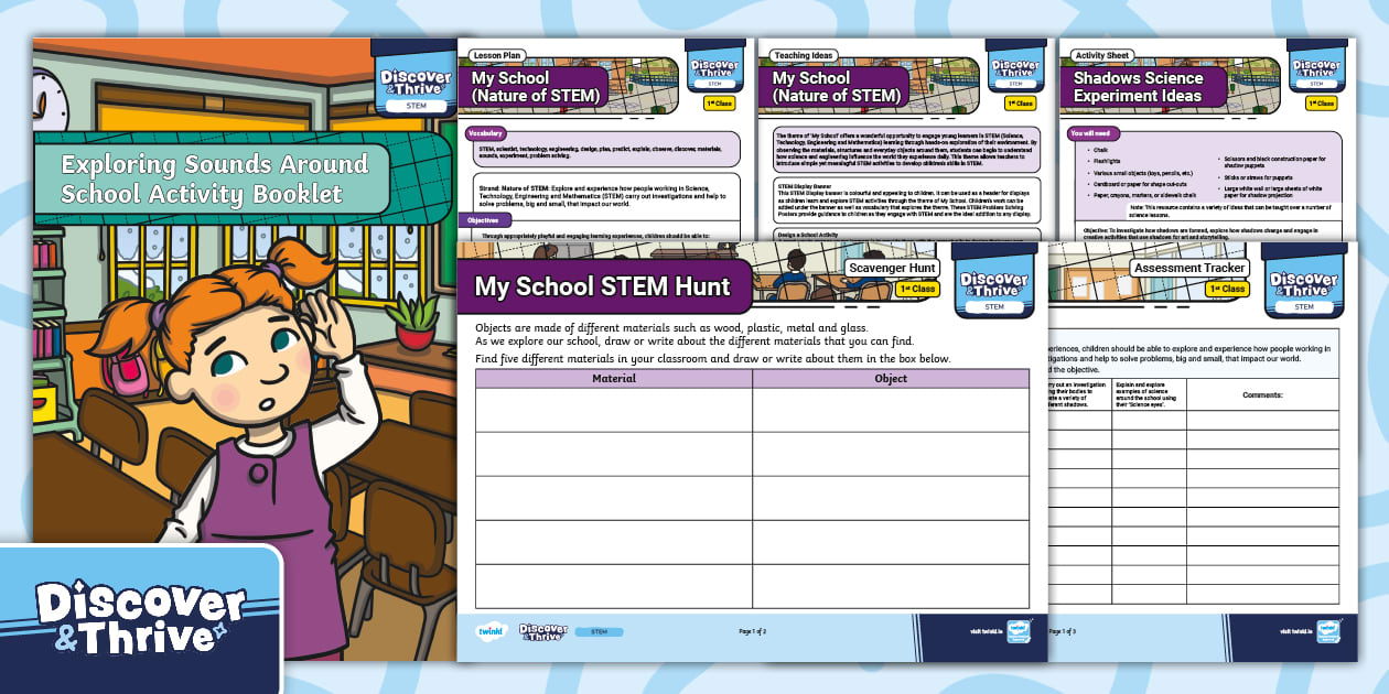 My School STEM Resource Pack 1st Class