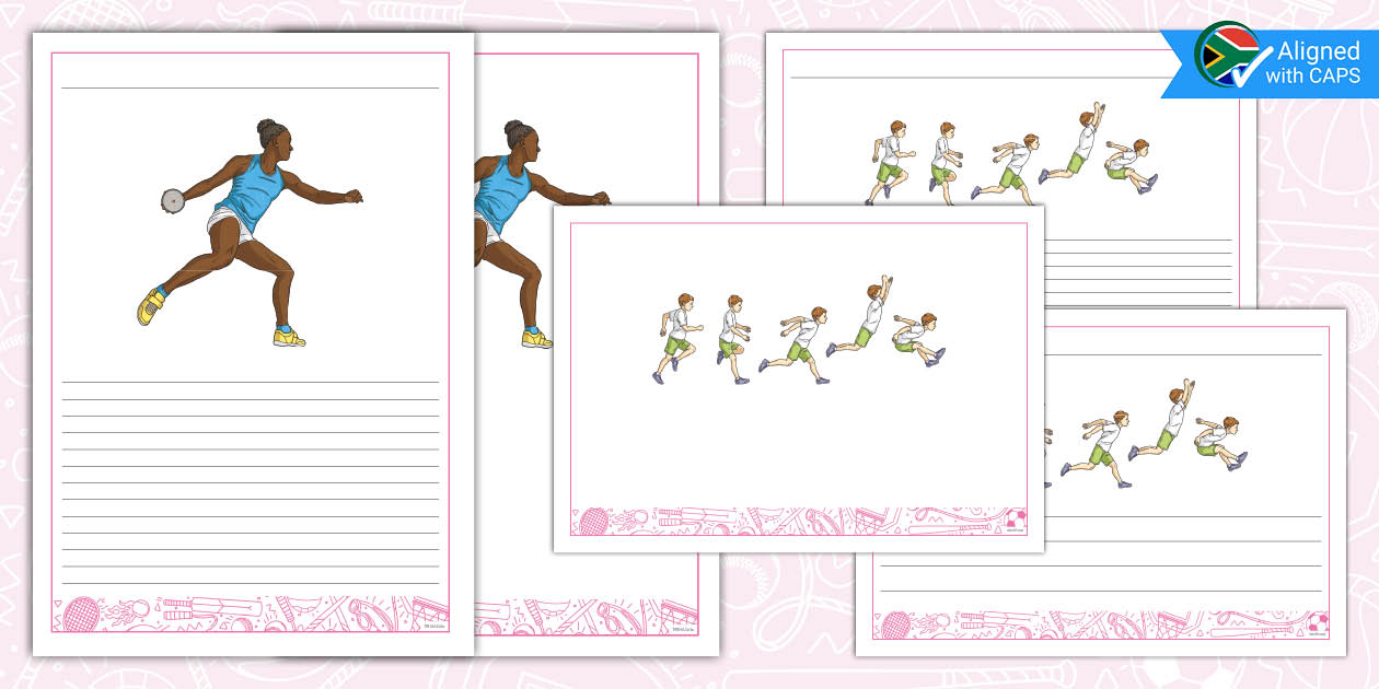Grade 5 Term 4 Physical Education Athletics Writing Frames