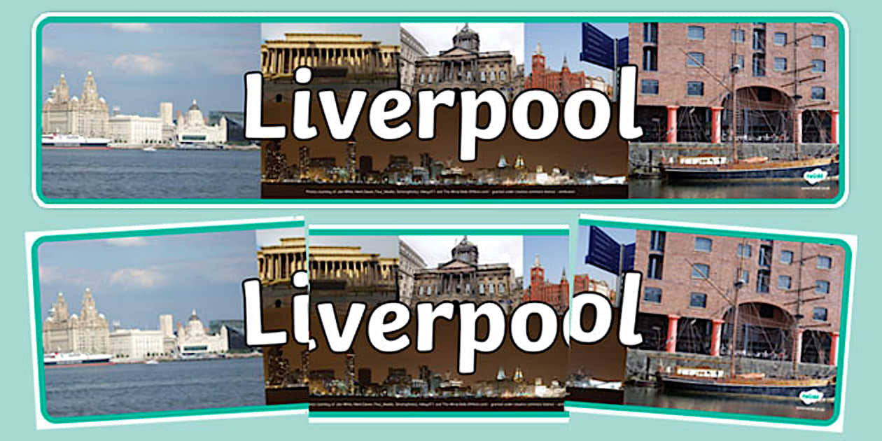 Editable Liverpool Photo Display Banner (teacher made)