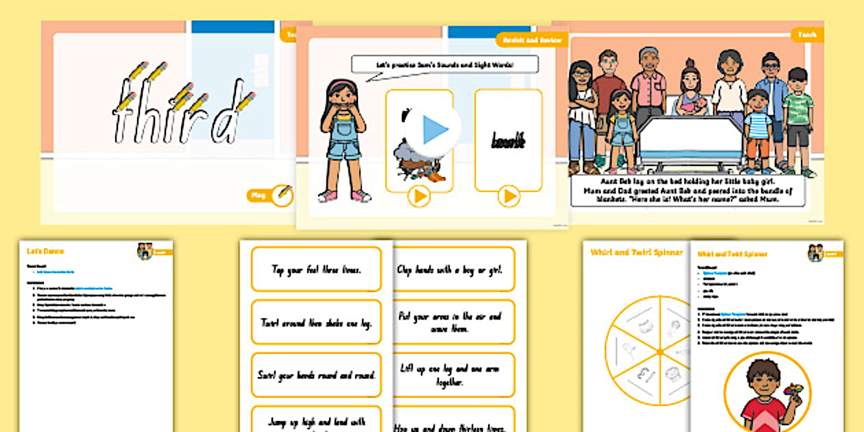 Phonics: Level 5: Week 11: Lesson 3 Pack: 'ir' saying /er/