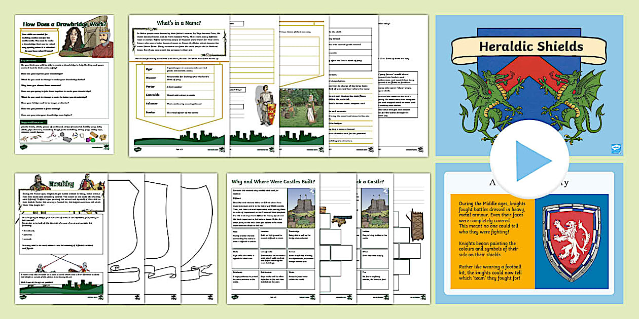 Castles Activity Pack (Hecho por educadores) - Twinkl