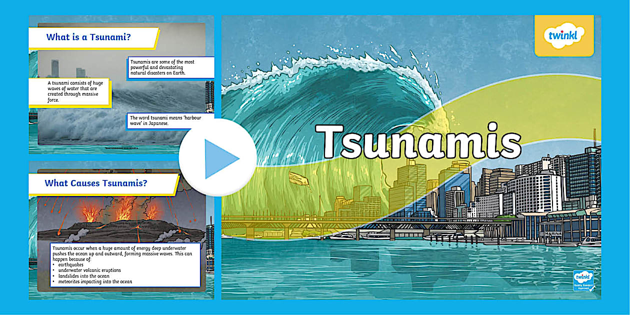 Tsunami PowerPoint - Year 6 Science (teacher made) - Twinkl