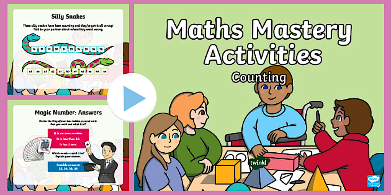 Maths Mastery PowerPoint - Counting (Teacher-Made) - Twinkl