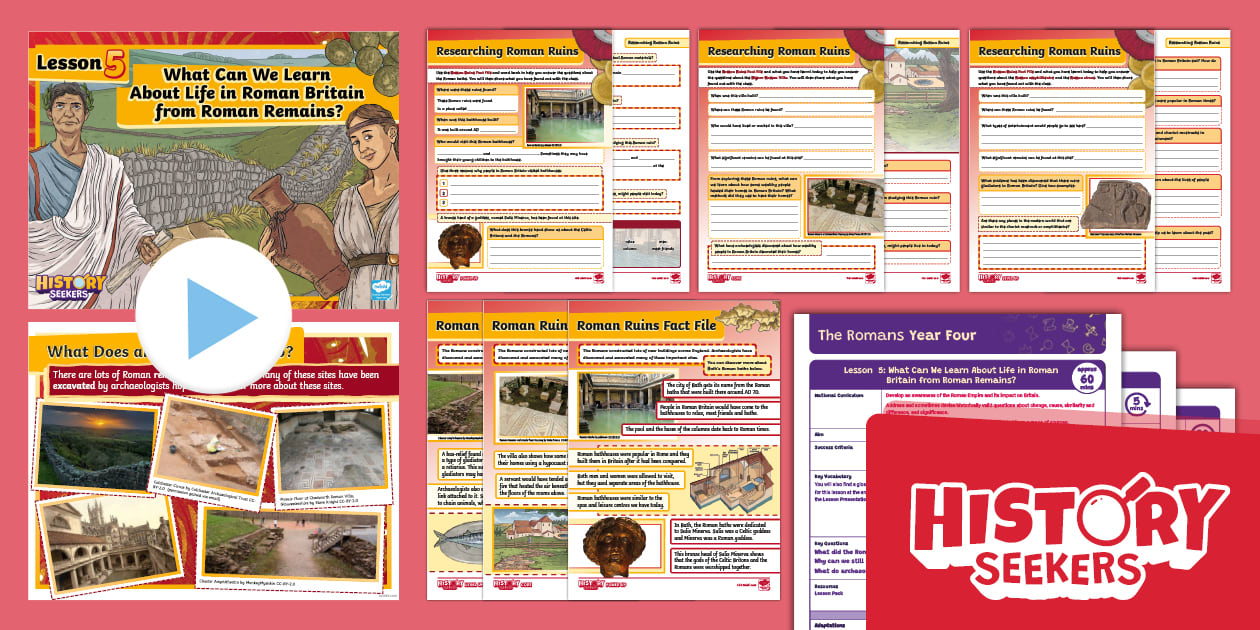 History Seekers LKS2 Romans Lesson 5: Roman ruins