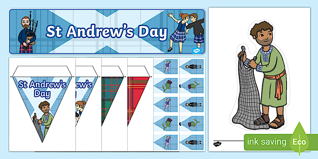 Saint Andrew's Day Display Pack (teacher made) - Twinkl